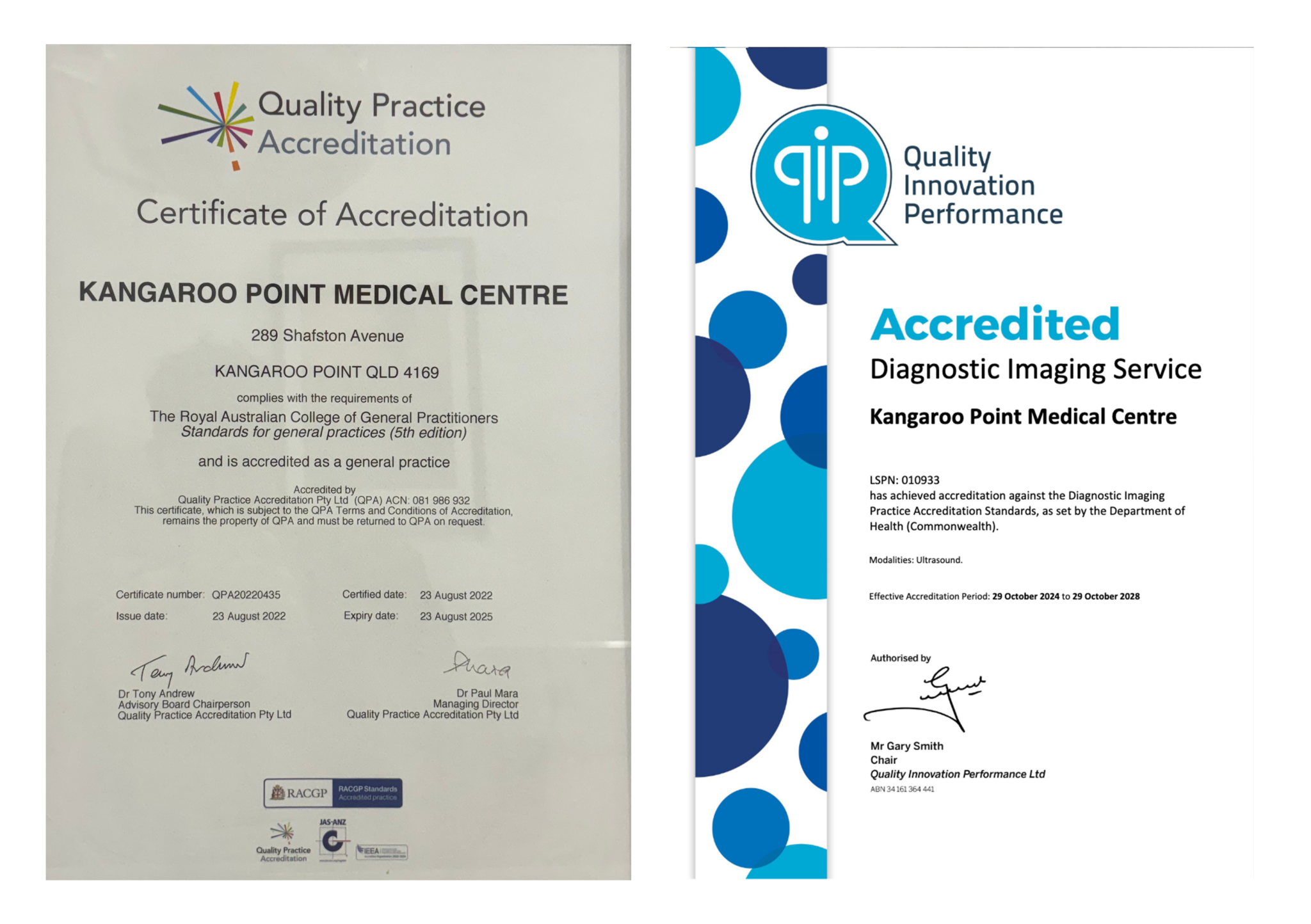 Accreditation - Carpal Tunnel Clinic